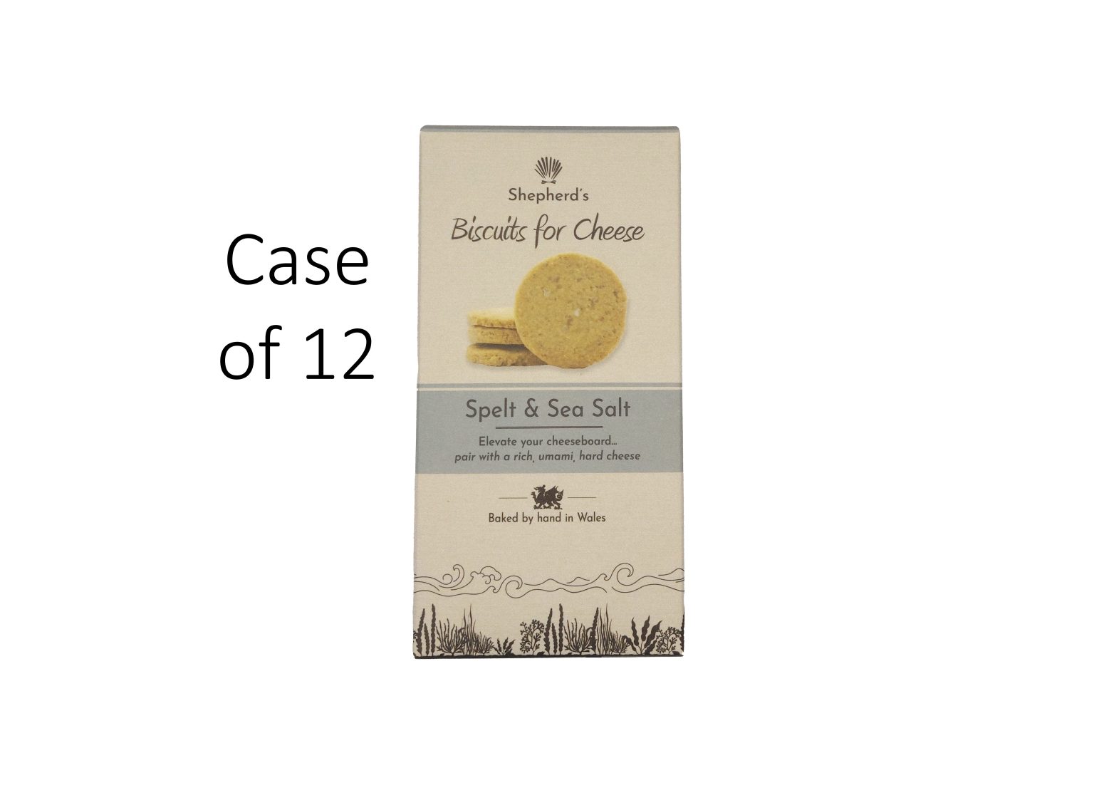 Spelt & Sea Salt Biscuits for Cheese – Case of 12 x 144g boxes ...